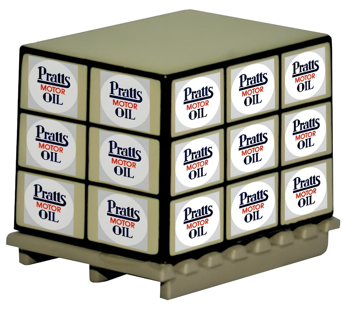 Pallet/Loads Pratts Motor Oil * 4 by Oxford Diecast 1:76 Scale