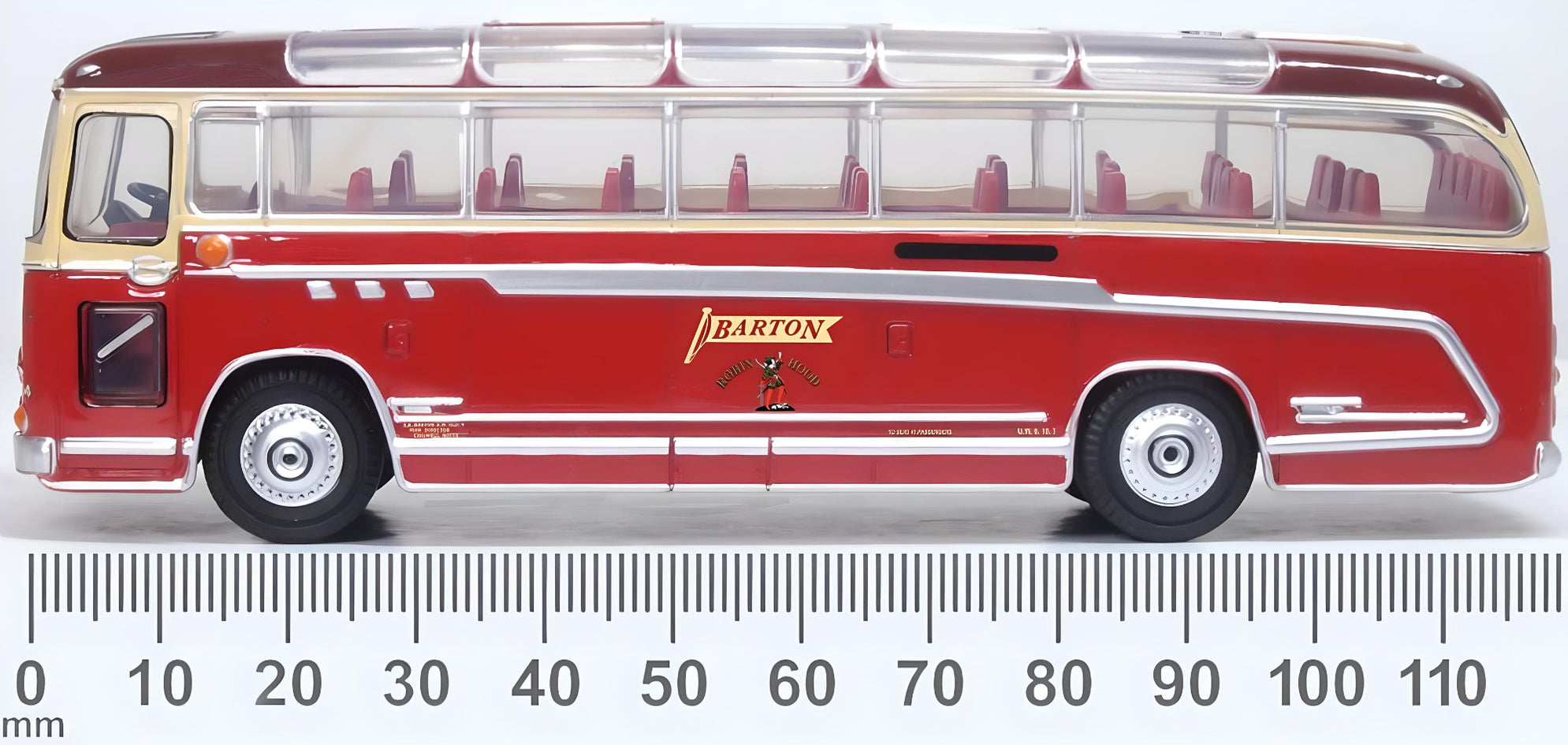OXFORD DIECAST 1:76 Scale Duple Britannia Barton — Oxford Diecast