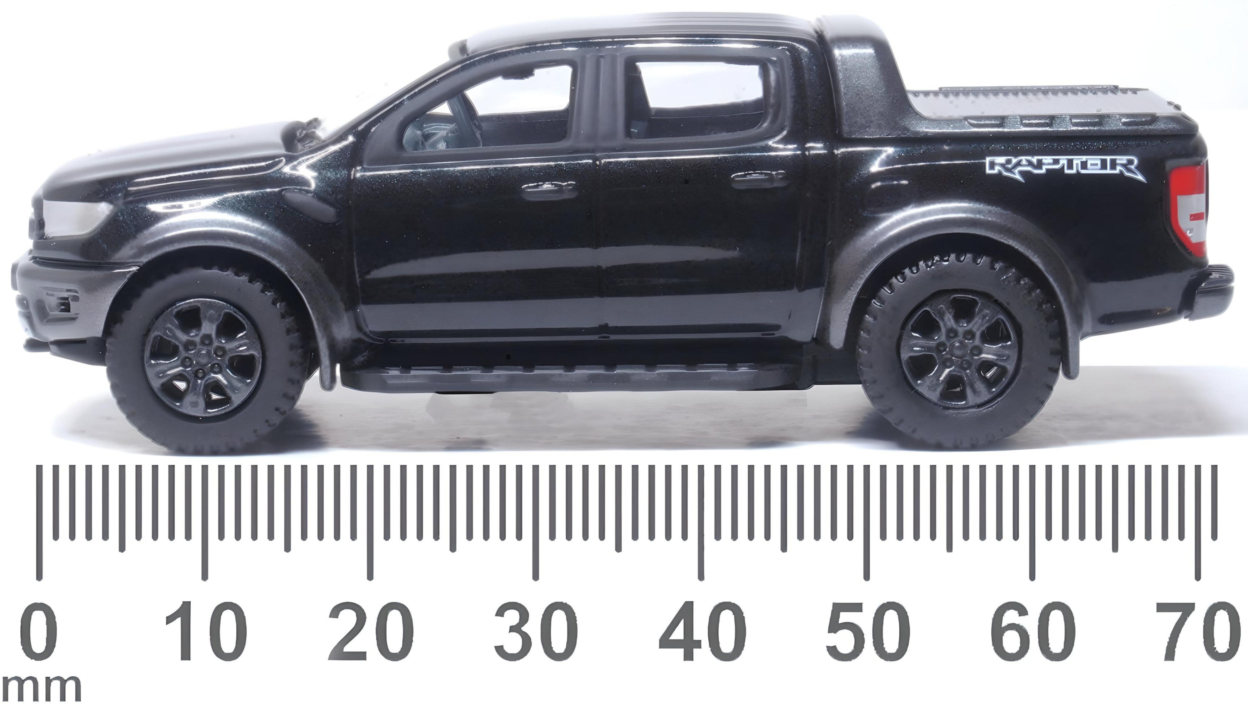 Oxford Diecast Ford Ranger Raptor Agate Black Metallic
