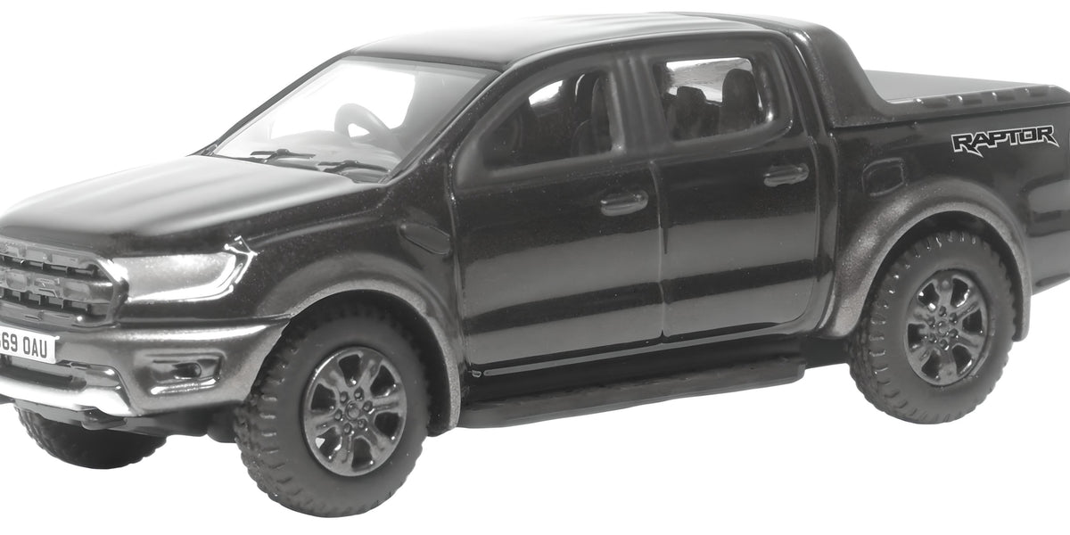 Oxford Diecast Ford Ranger Raptor Agate Black Metallic
