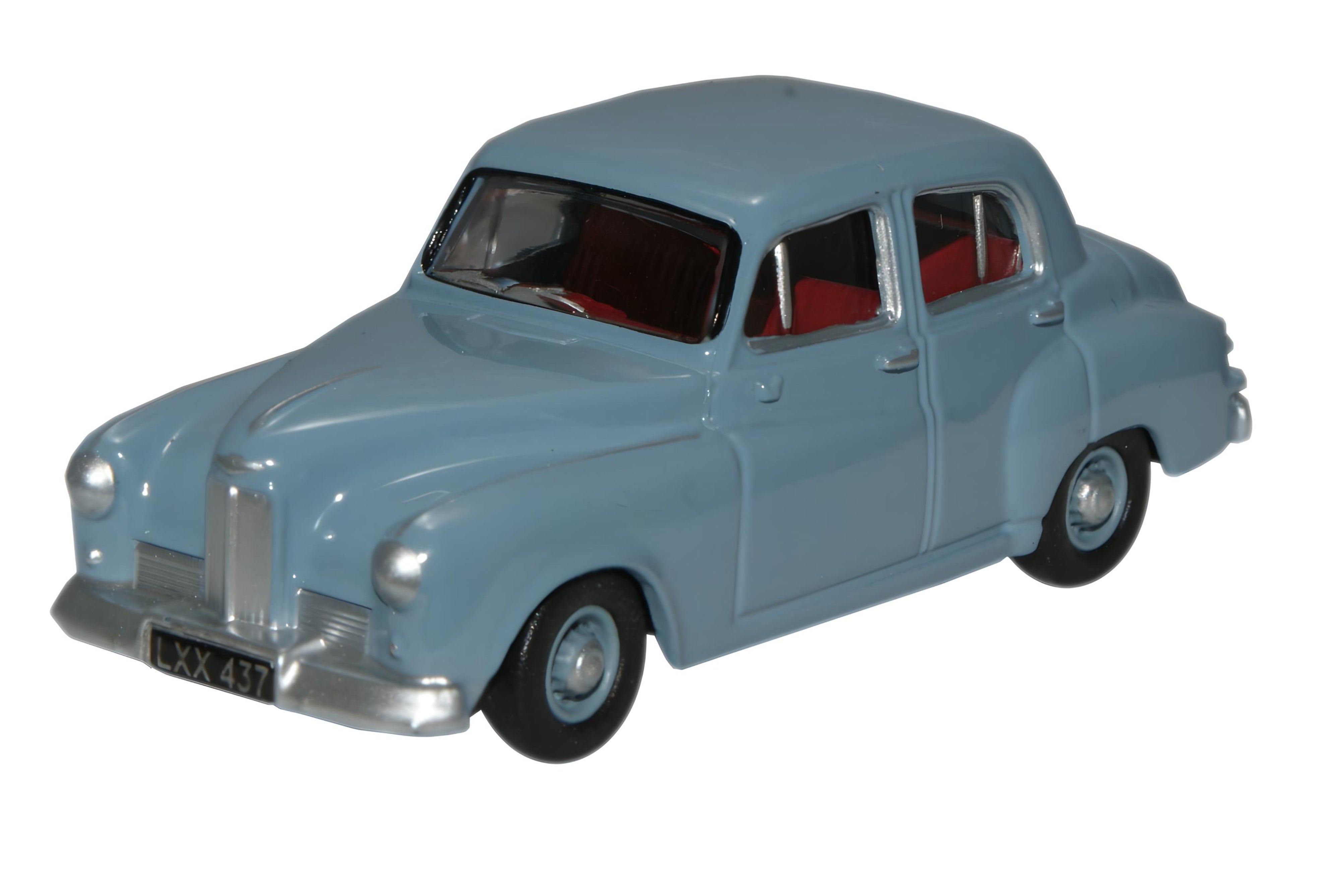 Oxford Diecast Humber Hawk Windsor Blue - 1:76 Scale