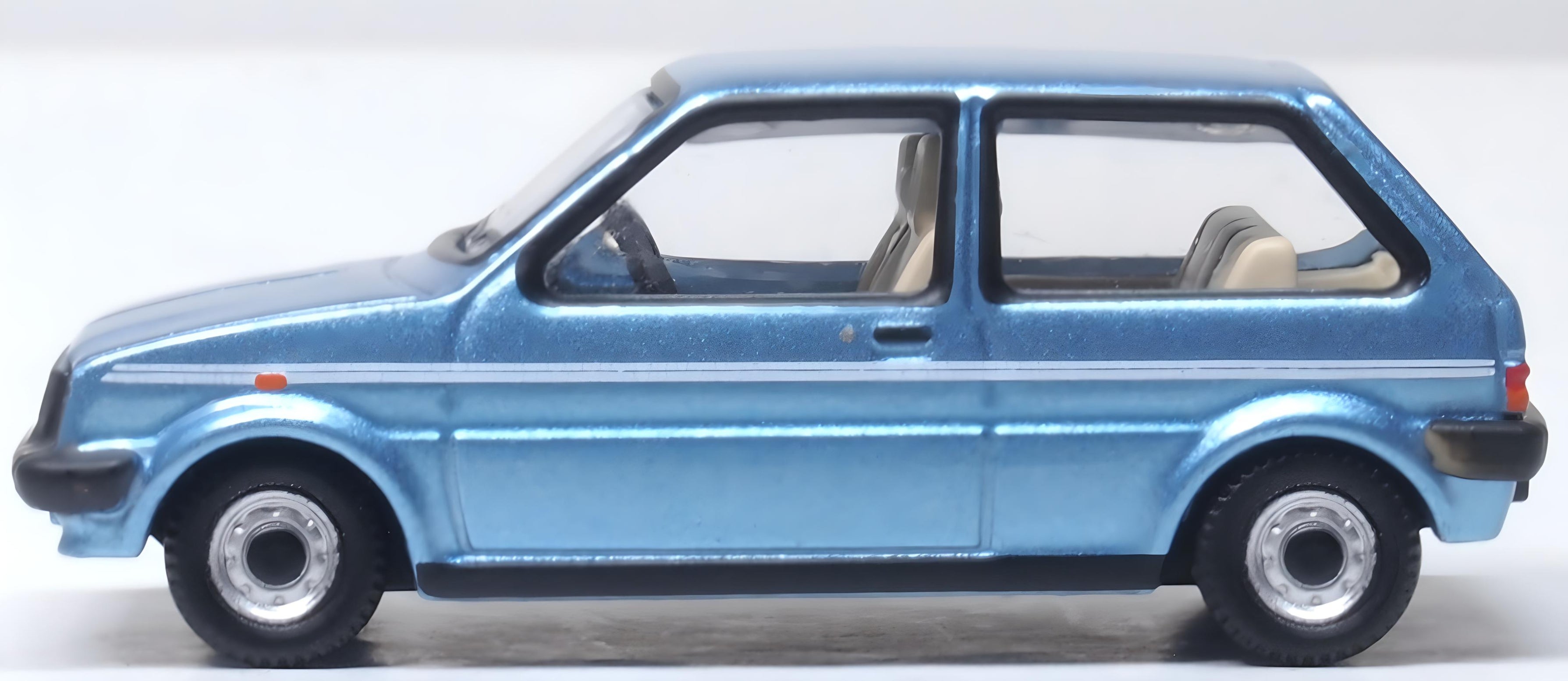 OXFORD DIECAST 1:76 Scale Austin Mini Metro Denim Blue Metallic ...