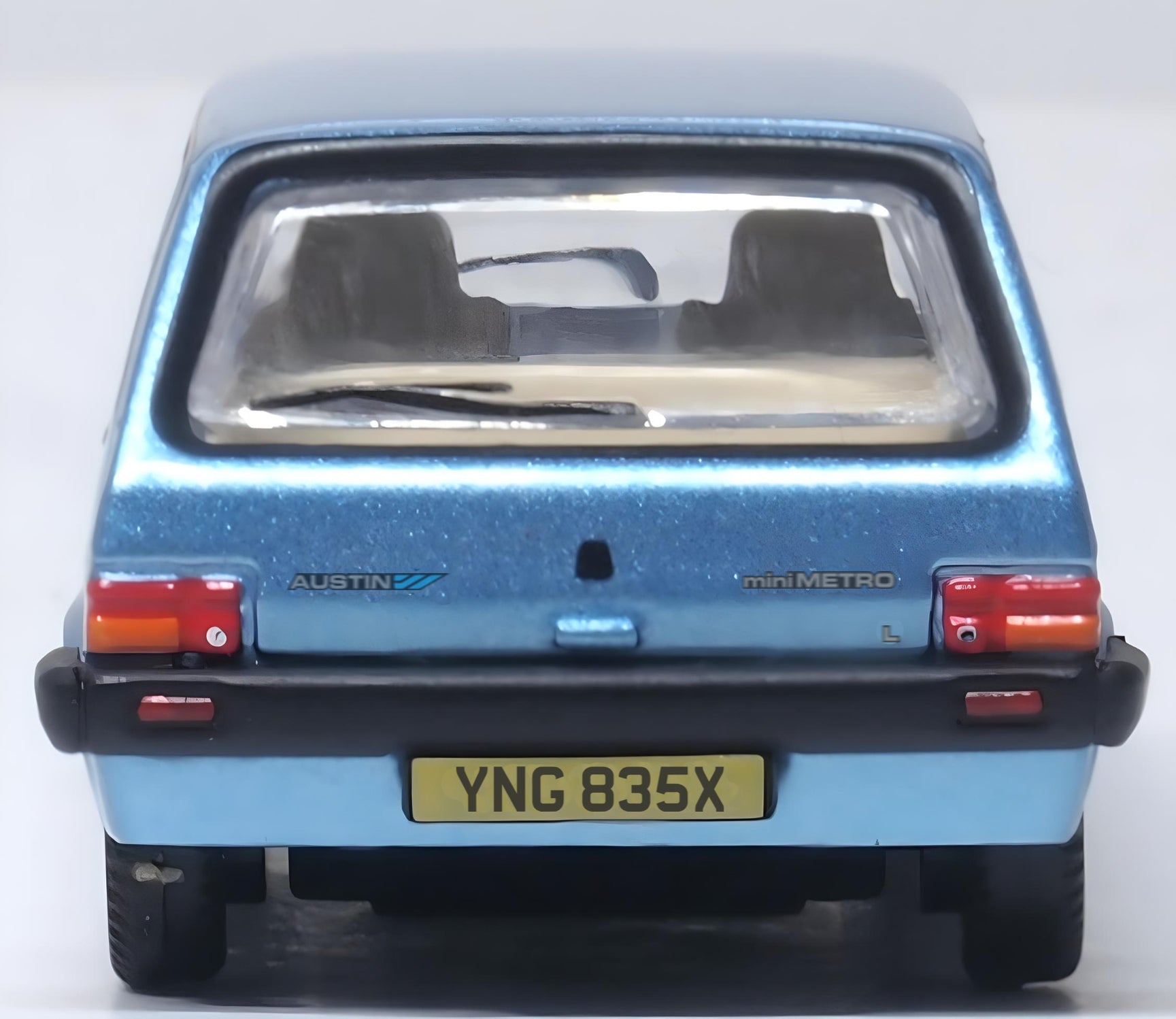 OXFORD DIECAST 1:76 Scale Austin Mini Metro Denim Blue Metallic ...