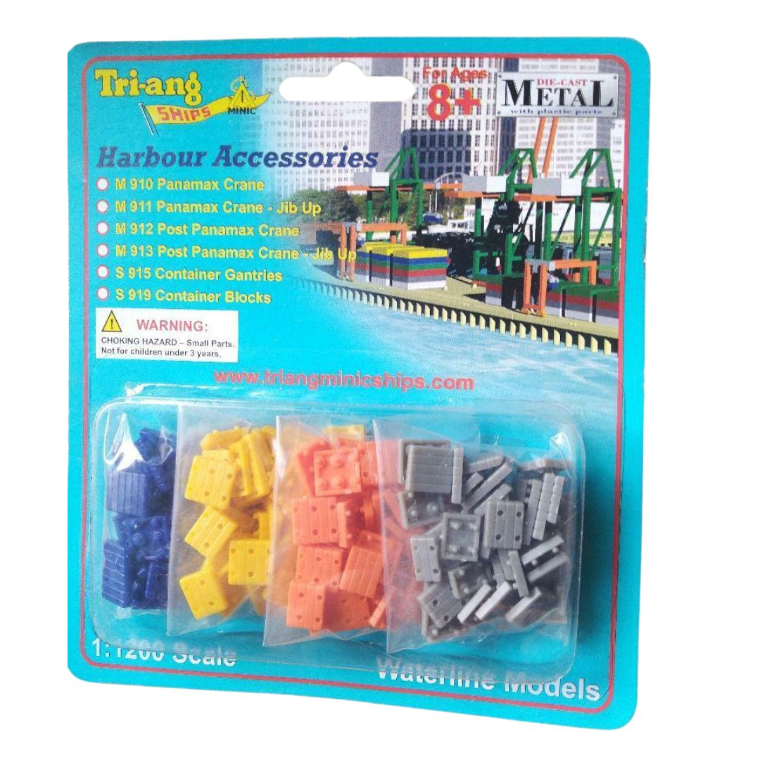 TRIANG Container Blocks - 4 colours - 1:1200 Scale — Oxford Diecast