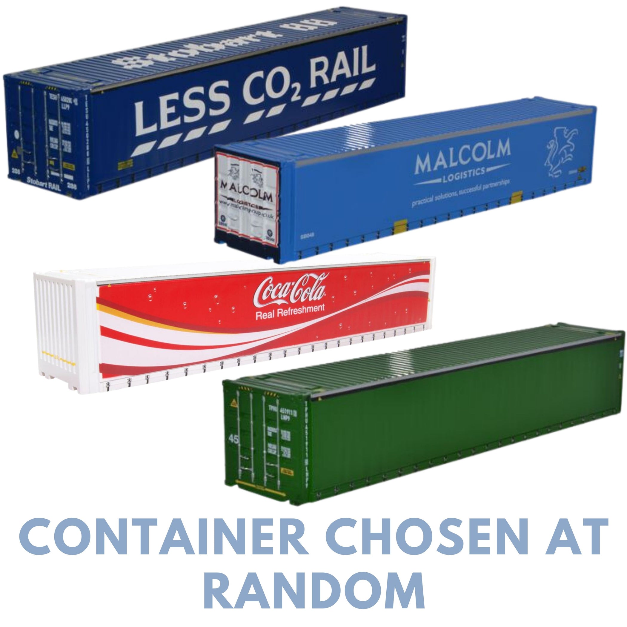 Konecranes Reach Stacker Blue with Container — Oxford Diecast