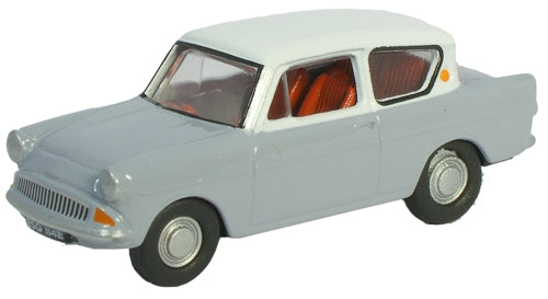 Oxford Diecast Anglia Grey White Roof - 1:76 Scale