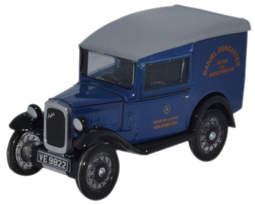 Oxford Diecast Austin Seven Van Daniel Doncaster - 1:76 Scale