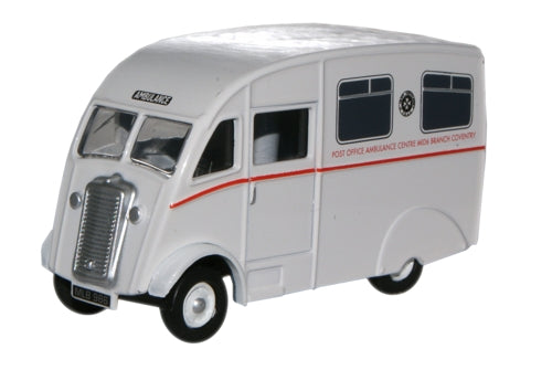 Oxford Diecast Post Office Coventry Commer Q25 Ambulance - 1:76 Scale