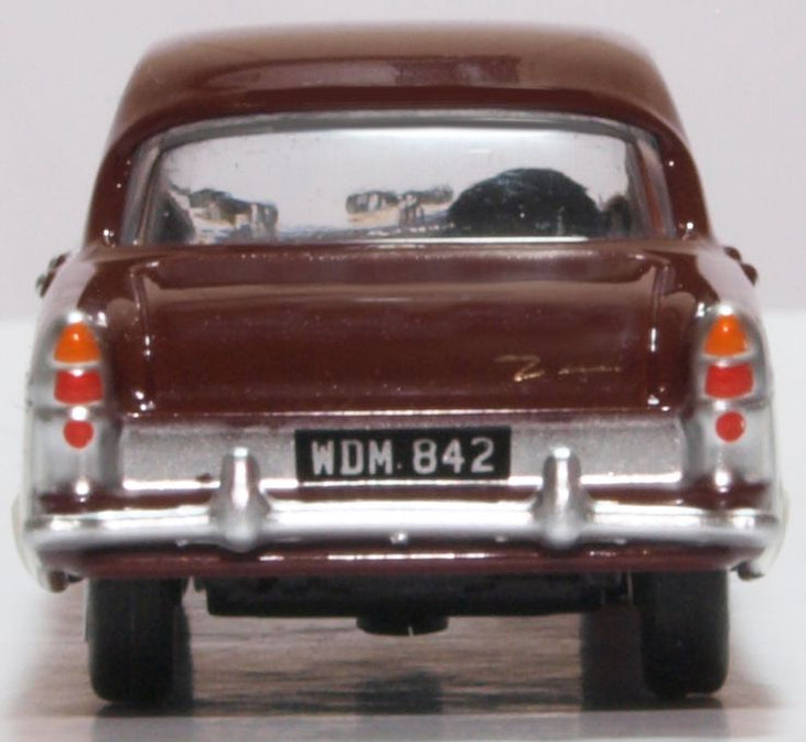 Oxford DIECAST 1:76 Scale Ford Zodiac MkII Imperial Maroon/Ermine White ...