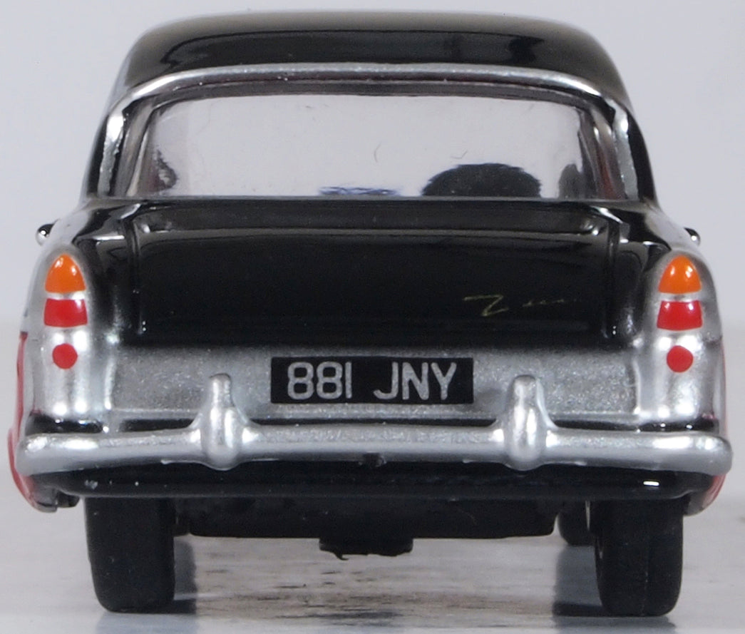 OXFORD DIECAST 1:76 Scale Black Ford Zodiac MKII — Oxford Diecast