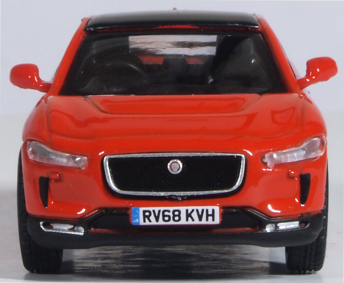 OXFORD DIECAST 1:76 Scale Photon Red Jaguar I Pace — Oxford Diecast