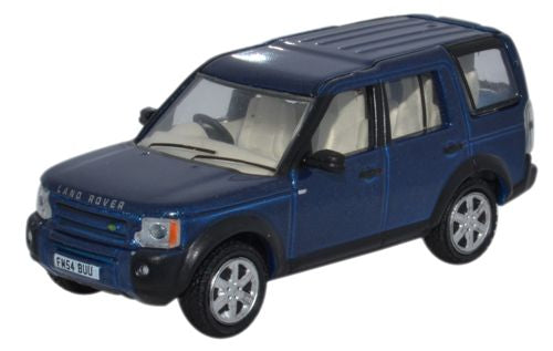 Oxford Diecast Land Rover Discovery 3 Cairns Blue Metallic - 1:76 Scal