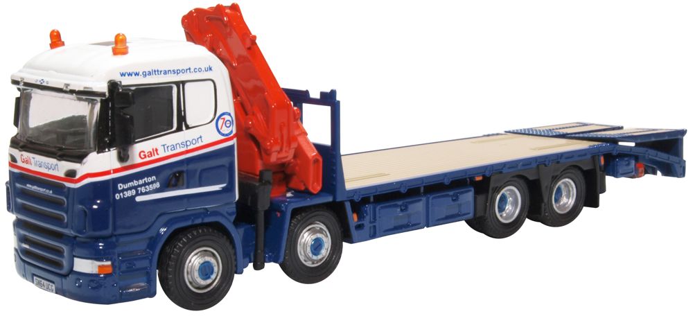 OXFORD DIECAST 1:76 Scale Scania Crane Lorry Galt Transport — Oxford ...