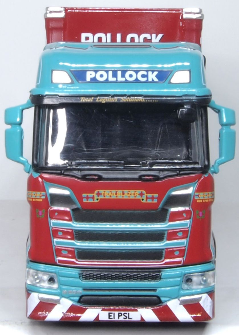 OXFORD DIECAST 1:76 Scale Scania S Series Curtainside Pollock — Oxford ...