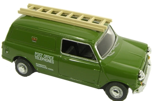 Oxford Diecast Post Office Mini Van With Ladder - 1:76 Scale