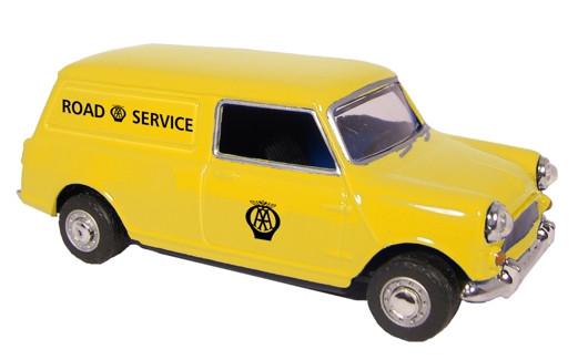 Oxford Diecast Mini Van AA Old logo - 1:43 Scale