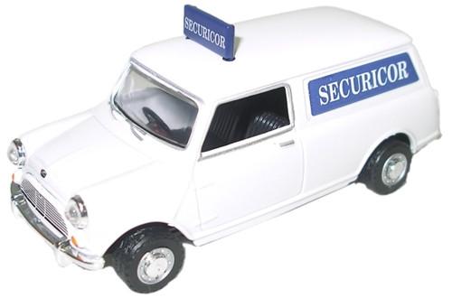 Oxford Diecast Securicor Mini Van - 1:43 Scale