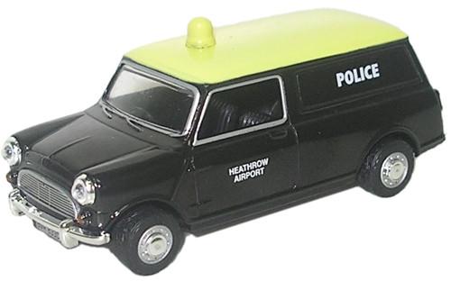 Oxford Diecast Mini Van Heathrow - 1:43 Scale