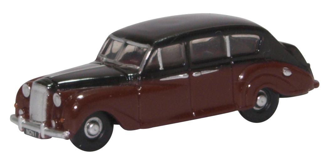 Model of the Austin Princess Black/Royal Claret by Oxford at 1:148 ...