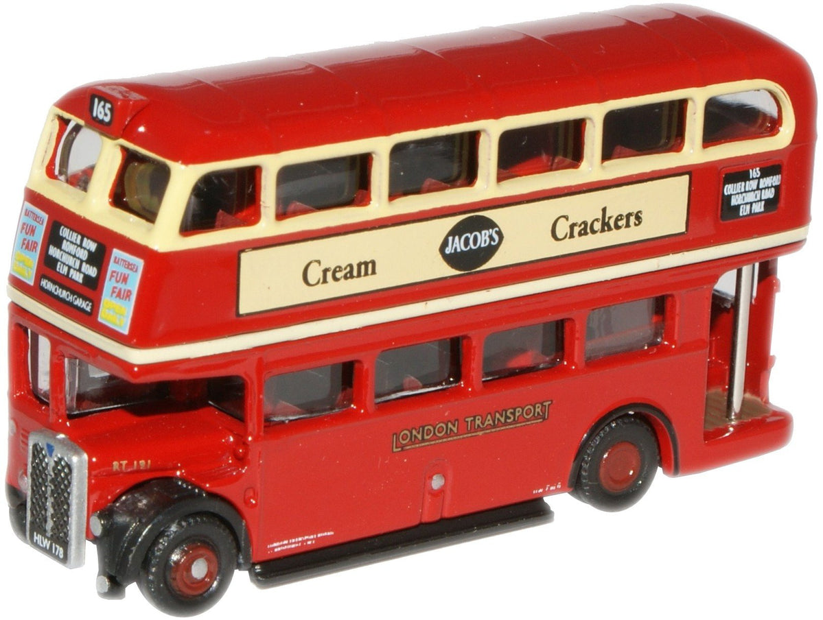Oxford Diecast London Transport RT Bus (Roofbox) - 1:148 Scale