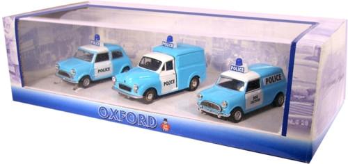 Oxford Diecast Triple Police Set - 1:43 Scale