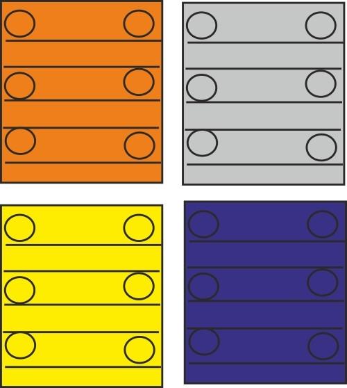 TRIANG Container Blocks - 4 colours - 1:1200 Scale — Oxford Diecast